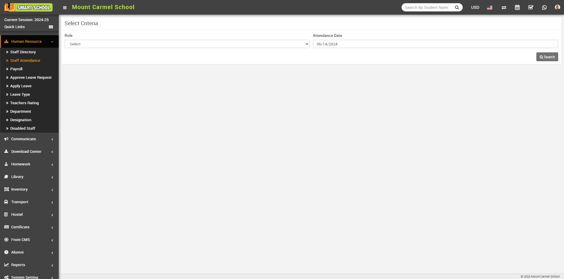 How to mark Staff Attendance? - Smart School : School Management System ...