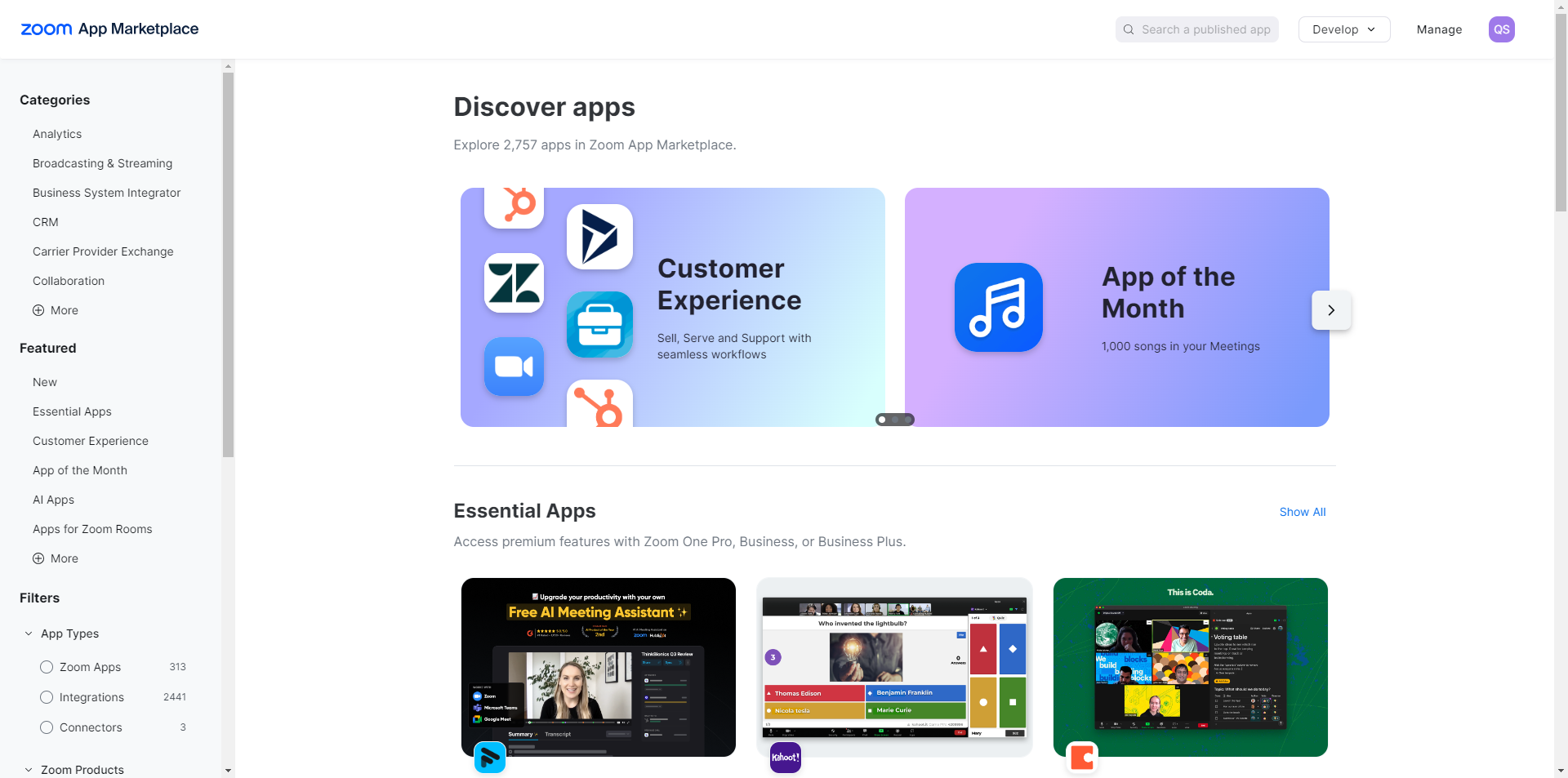 How to generate the zoom API credential? - Smart School : School ...